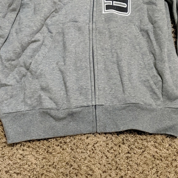 Puma | Jackets & Coats | Mens Grey Puma Fleece Track Jacket | Poshmark